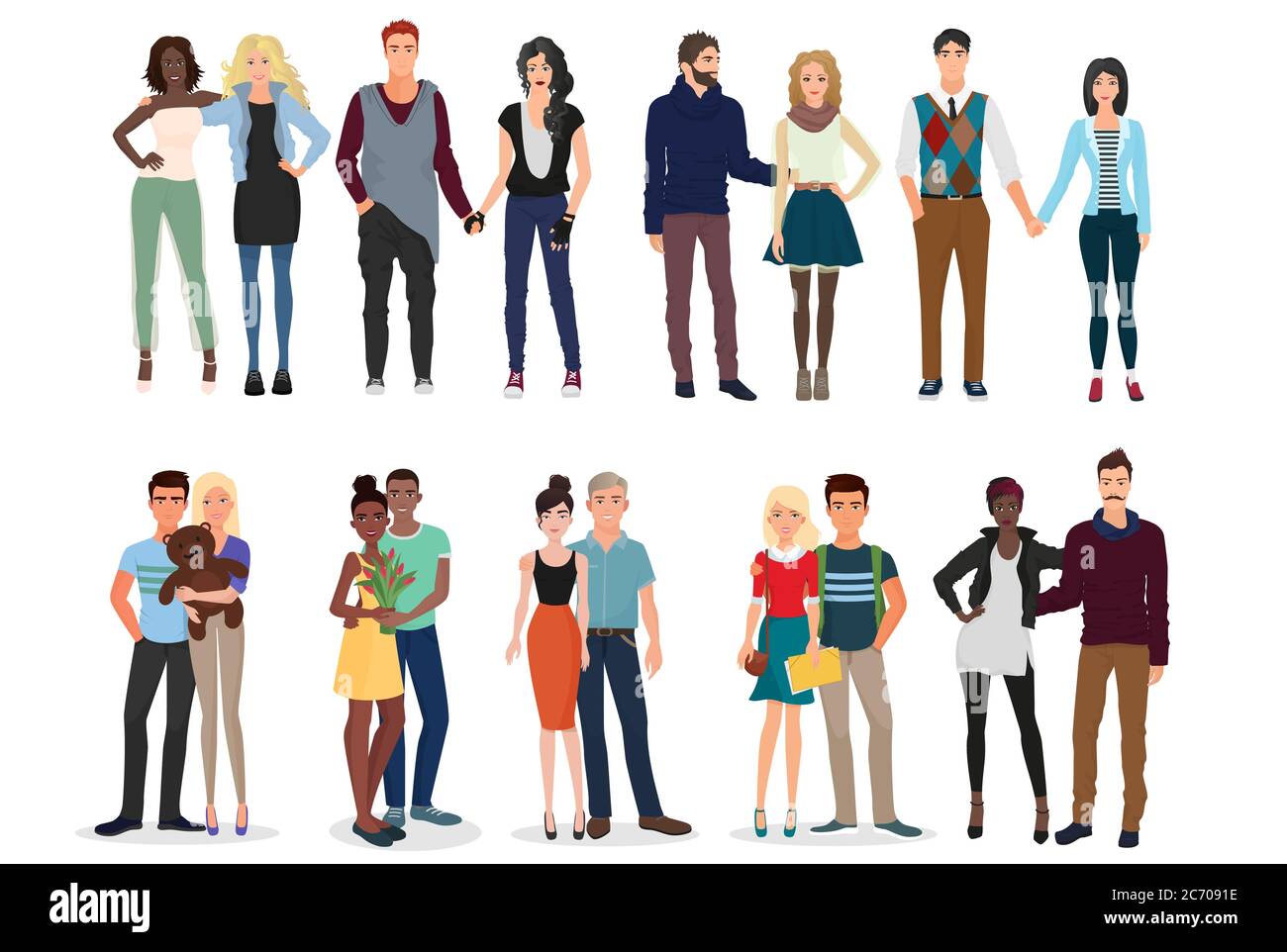 Cartoon network love couples Stock Vector Images - Alamy