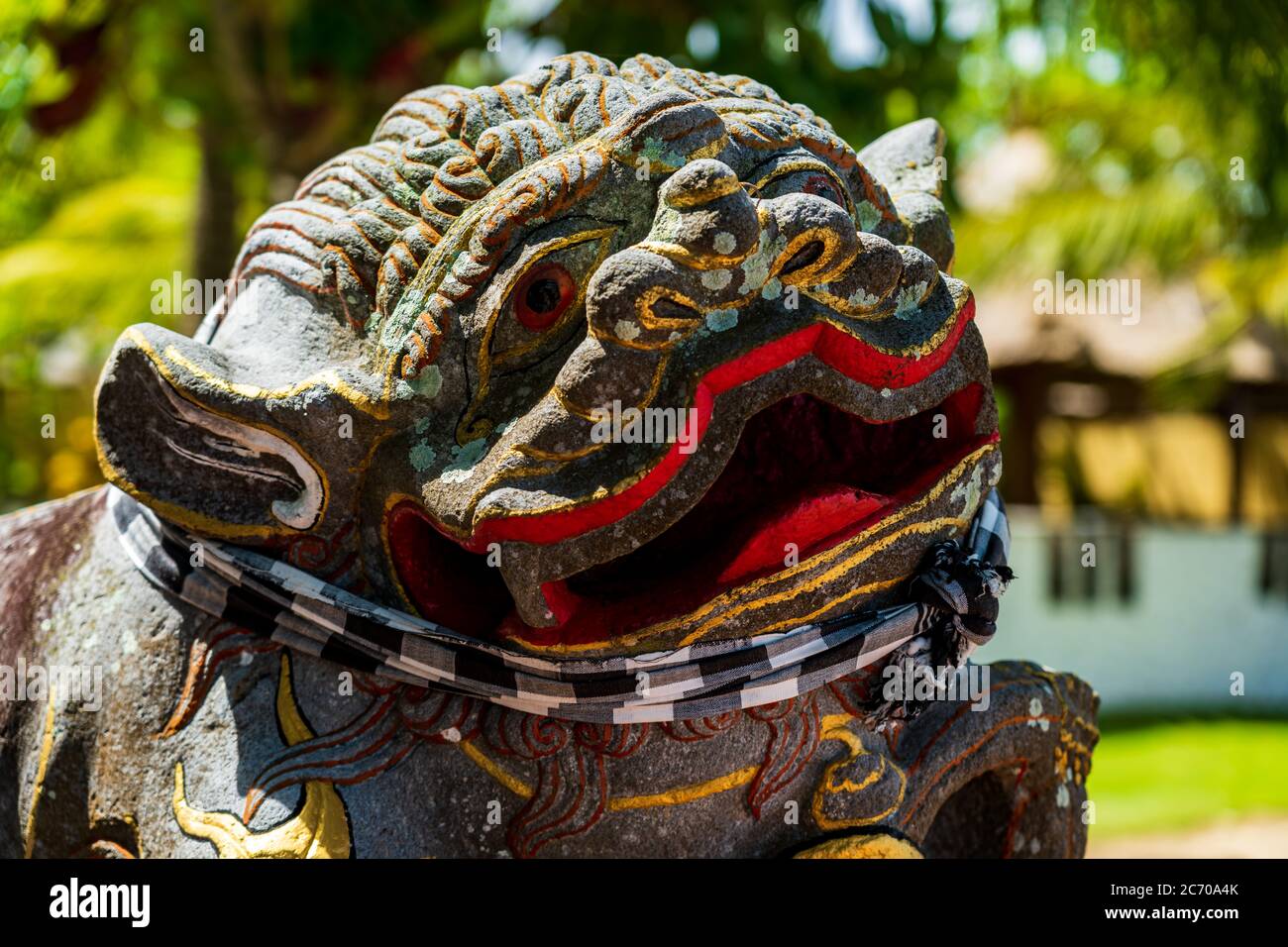 Gold elephant statue temple bali hi-res stock photography and images ...
