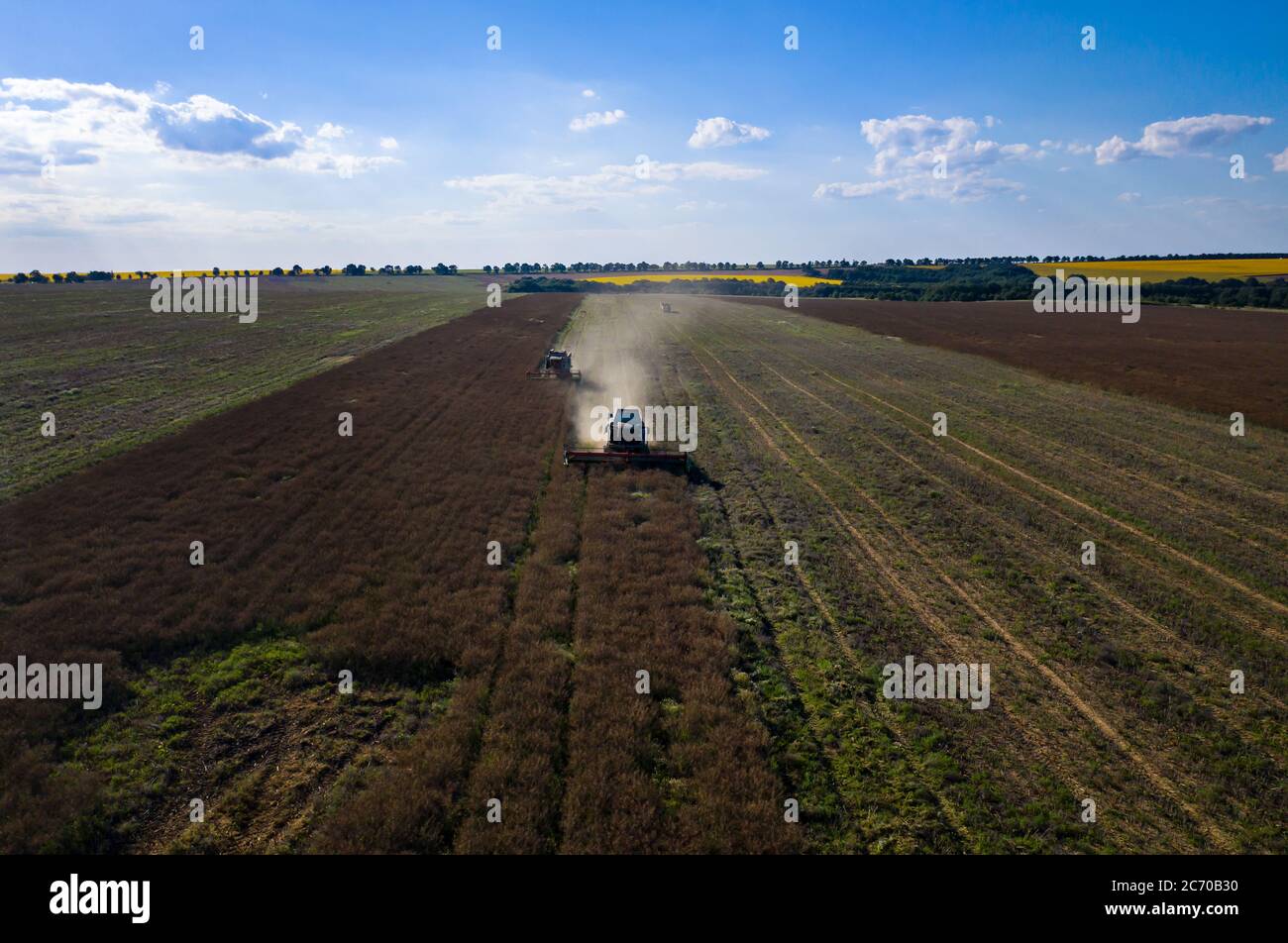 Modern combine harvester hi-res stock photography and images - Alamy