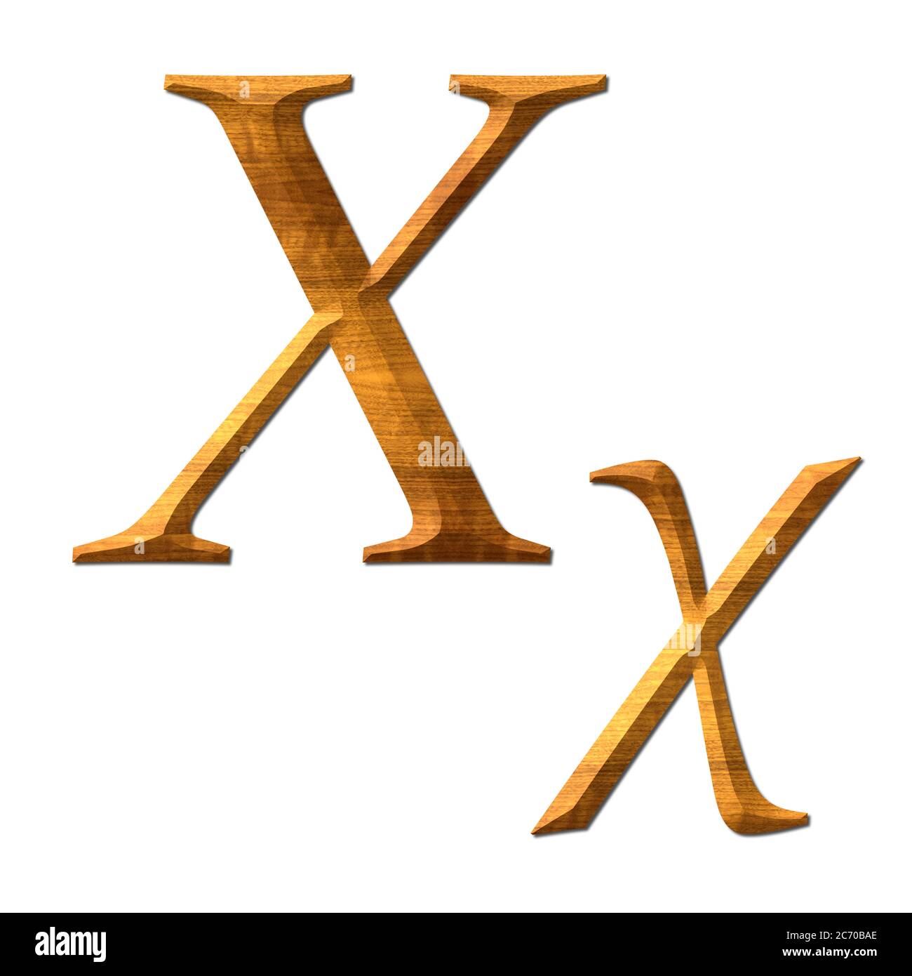 X. Greek alphabet wooden texture education Stock Photo - Alamy