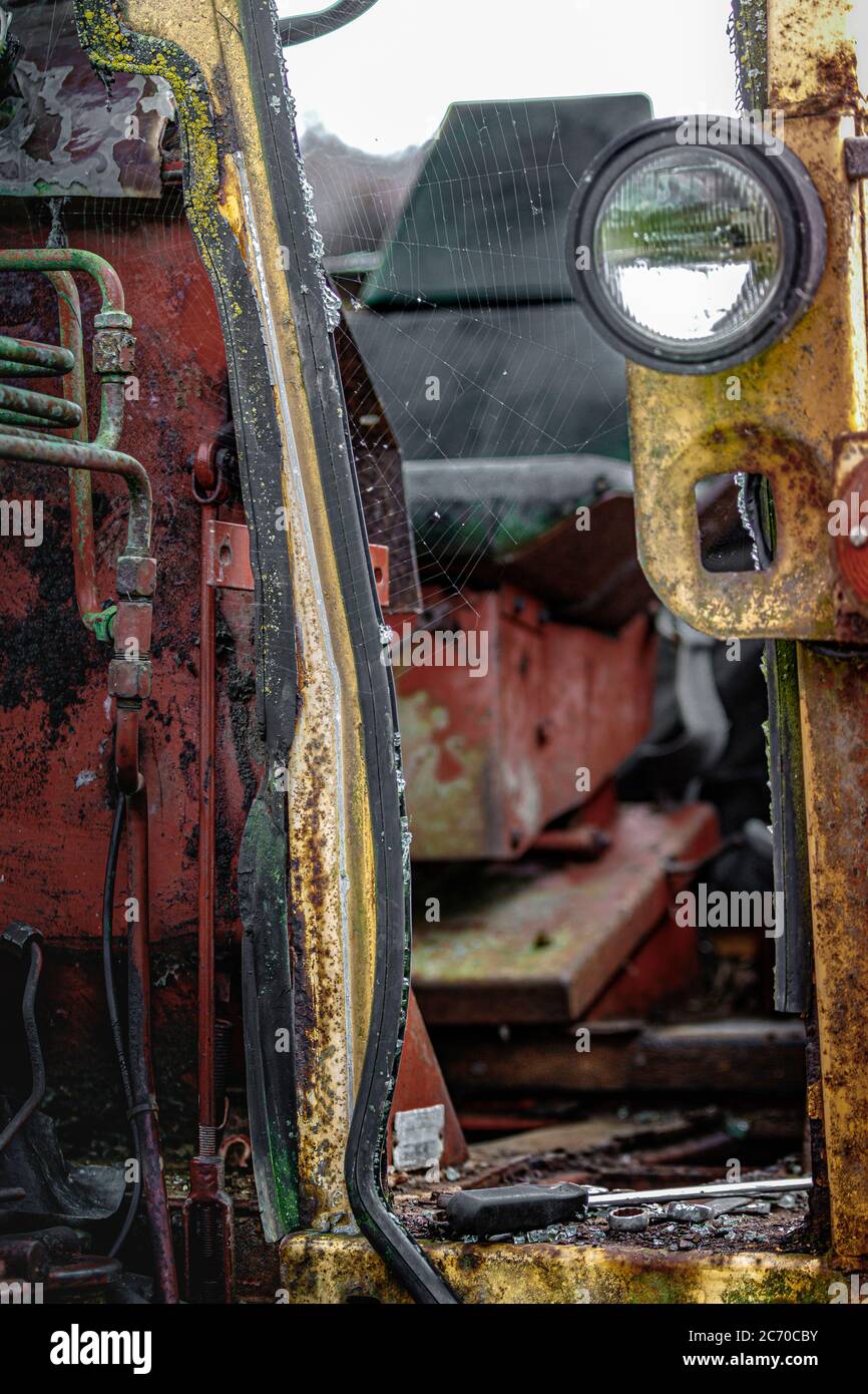 Vintage tractor cab hi-res stock photography and images - Alamy
