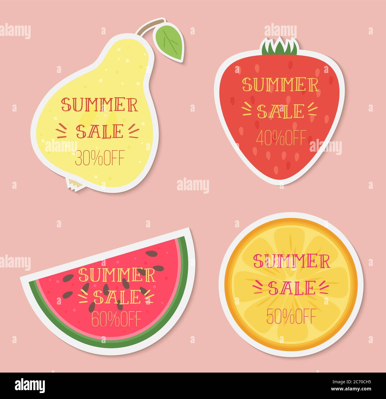 Strawberry for sale Stock Vector Images - Alamy