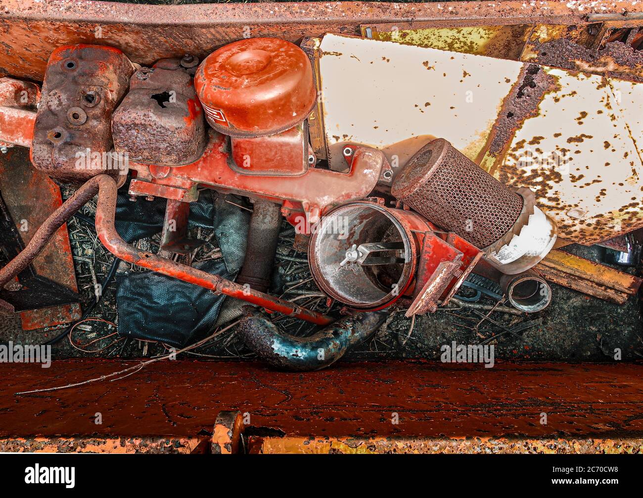 Old tractor parts hi-res stock photography and images - Alamy