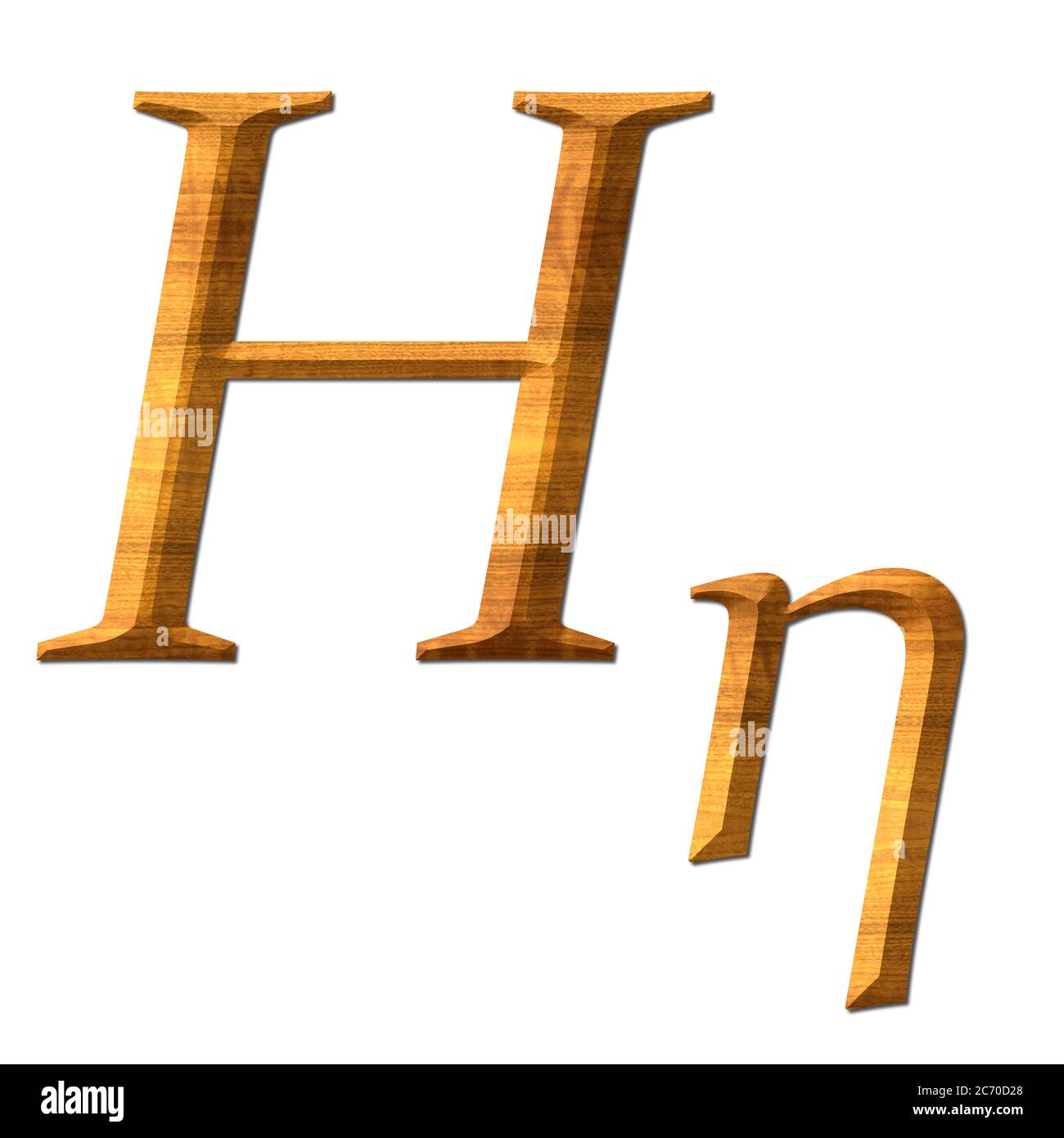 Ita. Greek alphabet wooden texture education Stock Photo - Alamy