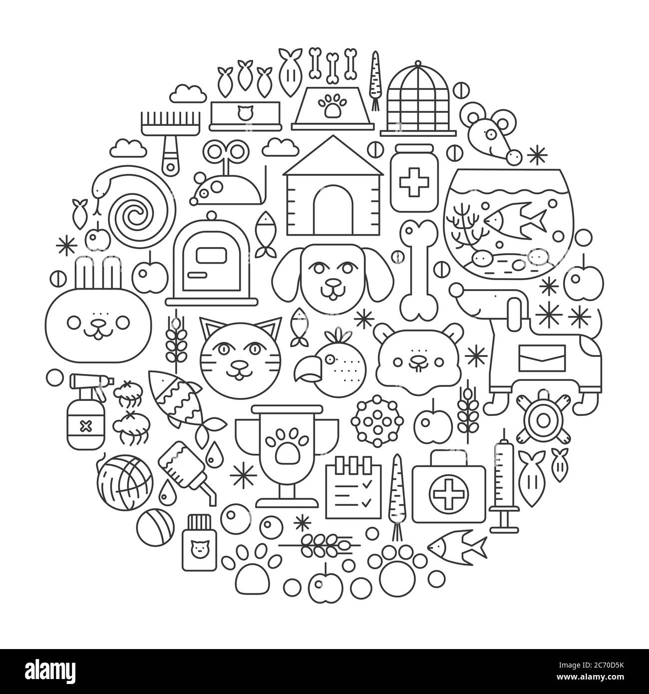 Circle vet hi-res stock photography and images - Alamy