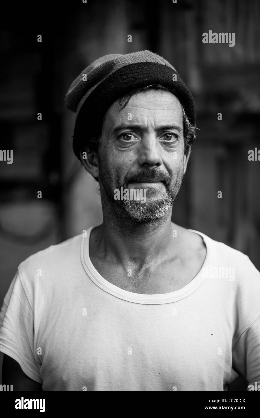 Catalan hat Black and White Stock Photos & Images - Alamy