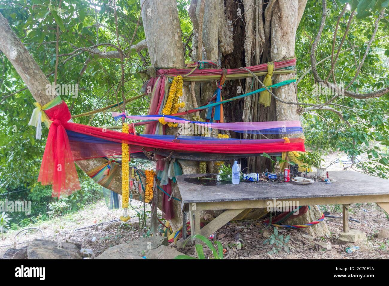 Picture of Thai outdoor spirit house Stock Photo - Alamy