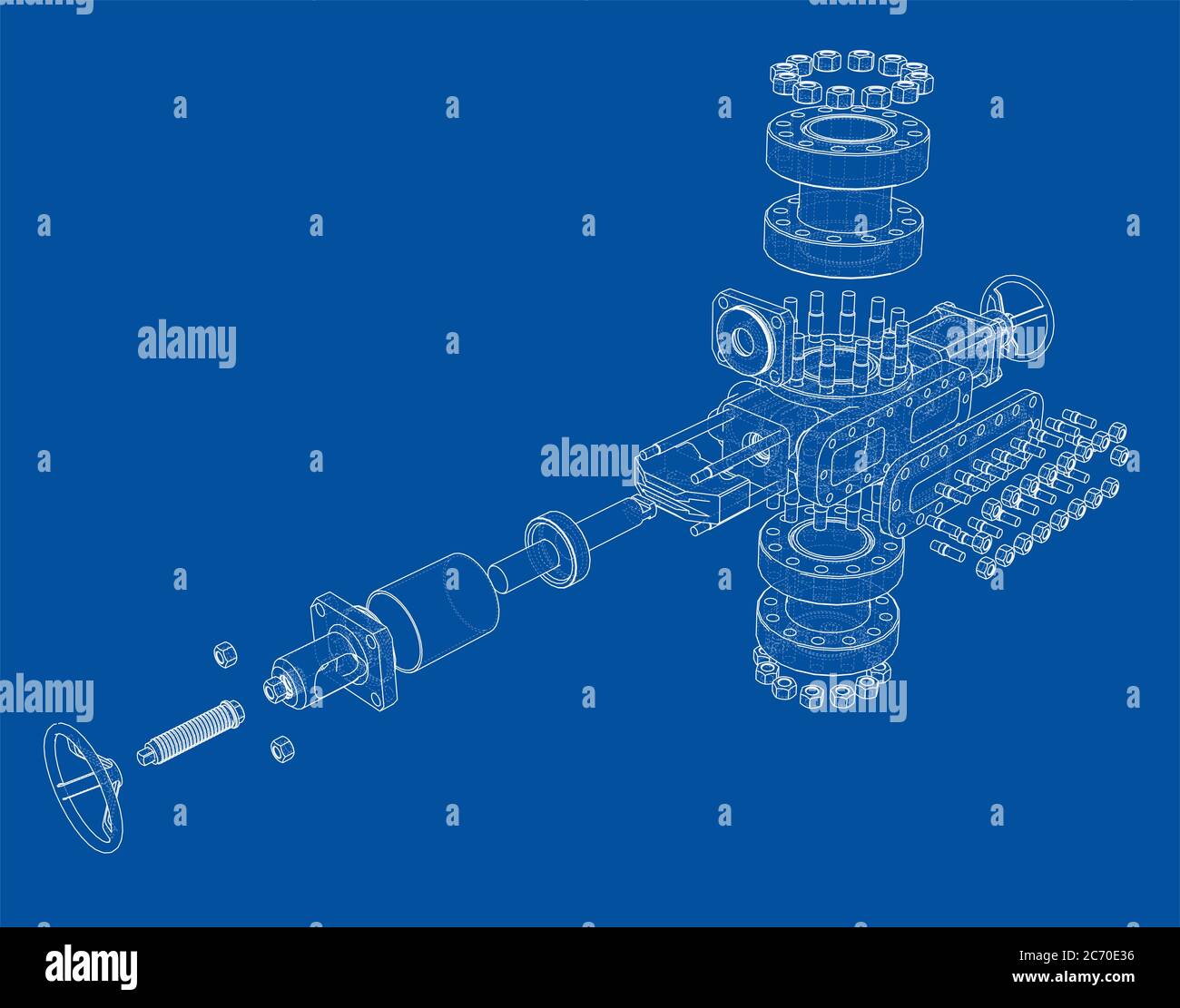 Oil rig blowout preventer hi-res stock photography and images - Alamy