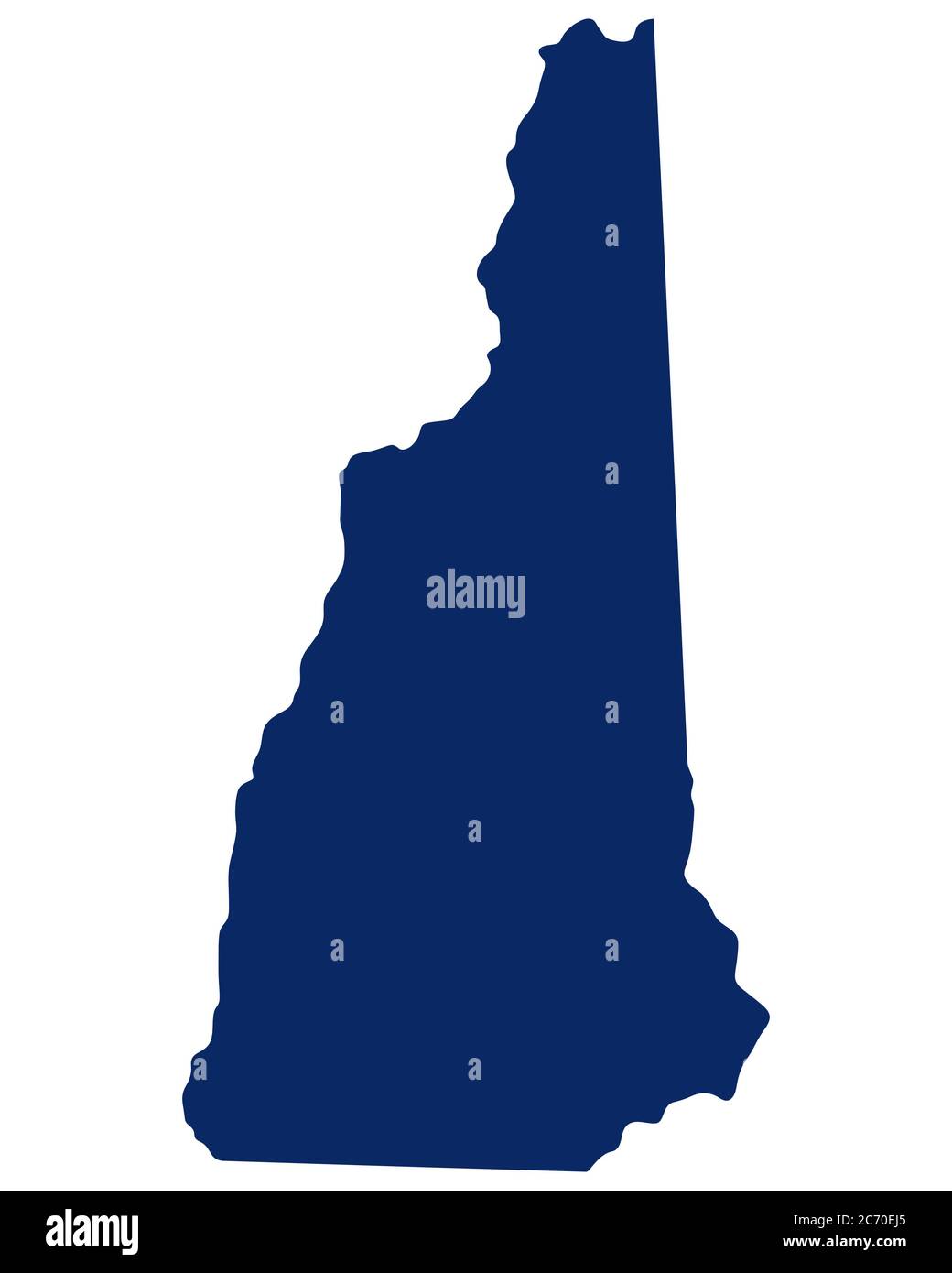Map new hampshire in Cut Out Stock Images & Pictures - Alamy