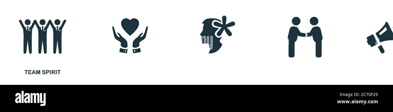 Team Spirit icon. Simple element from business management collection ...