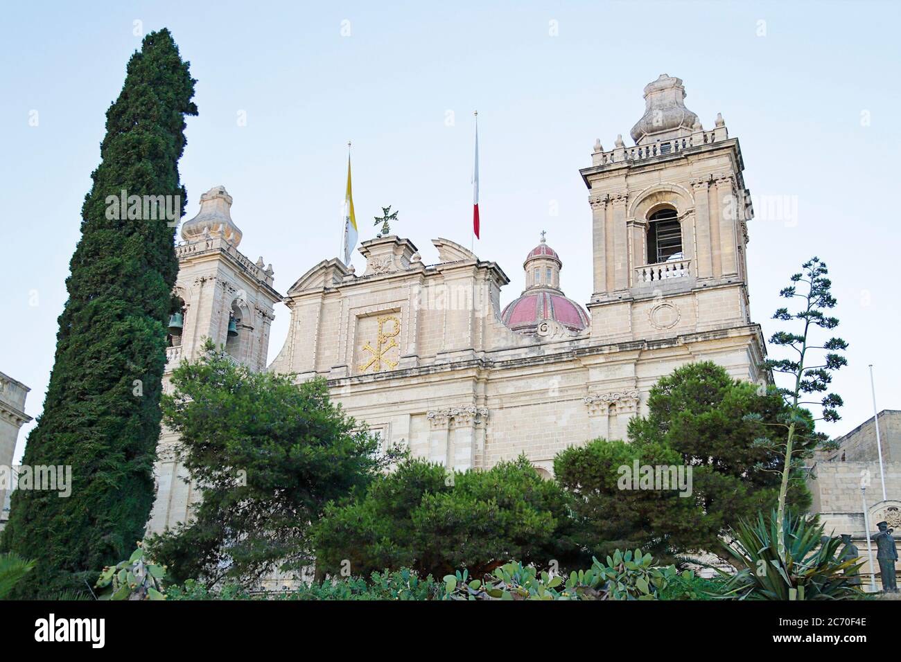 Collegiate Church of Saint Lawrence, Vittoriosa (Birgu), Malta Stock ...