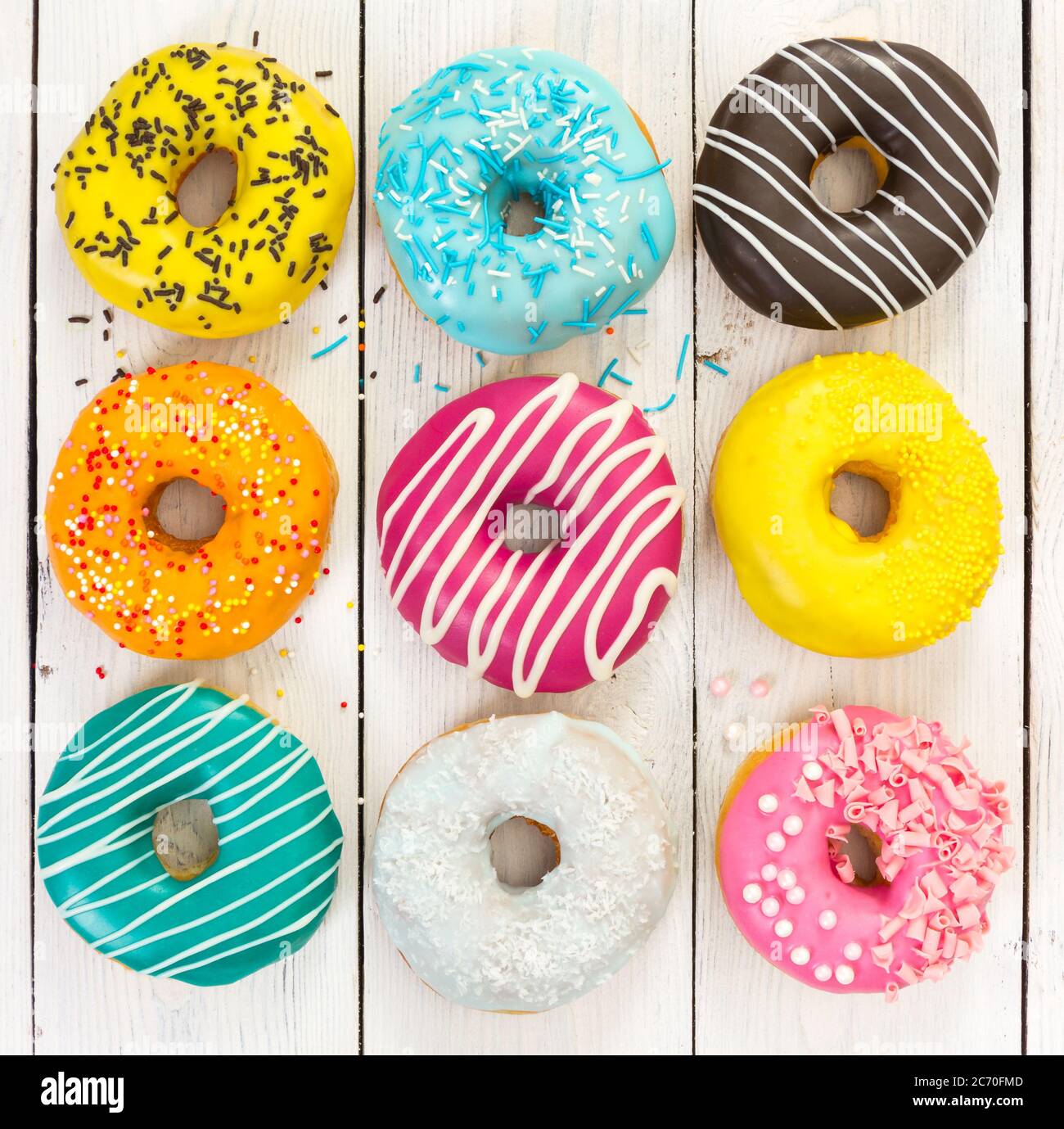 Different donuts hi-res stock photography and images - Alamy