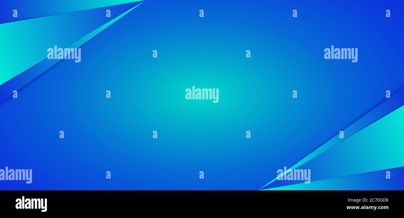 Abstract Blue Background Triangle Overlap Layer Design With Space For