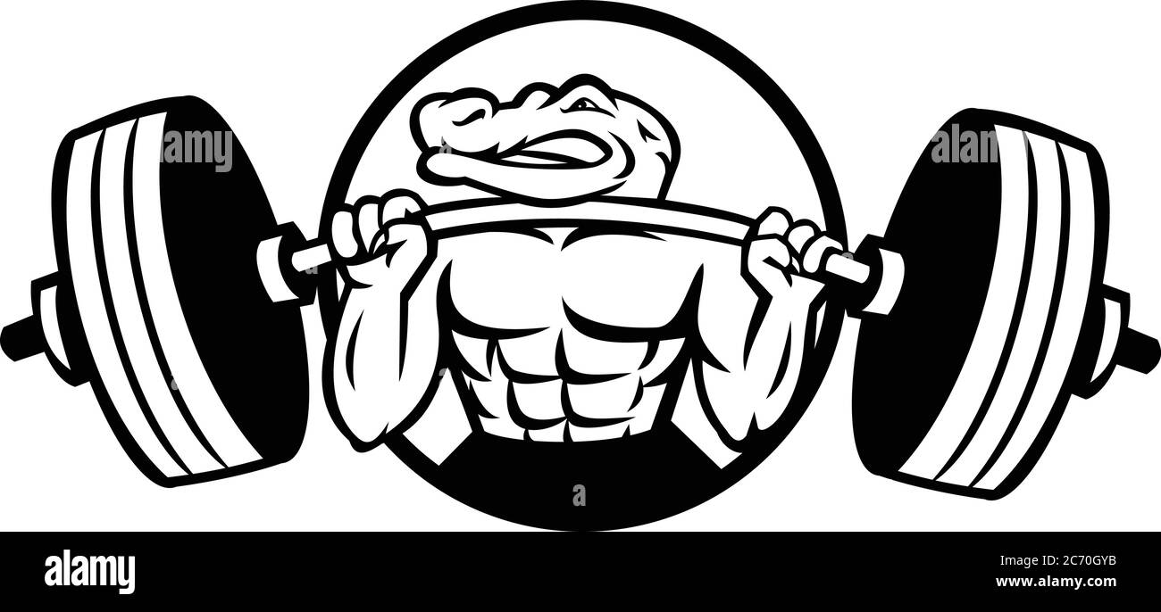 Alligator logo vector Black and White Stock Photos & Images - Alamy