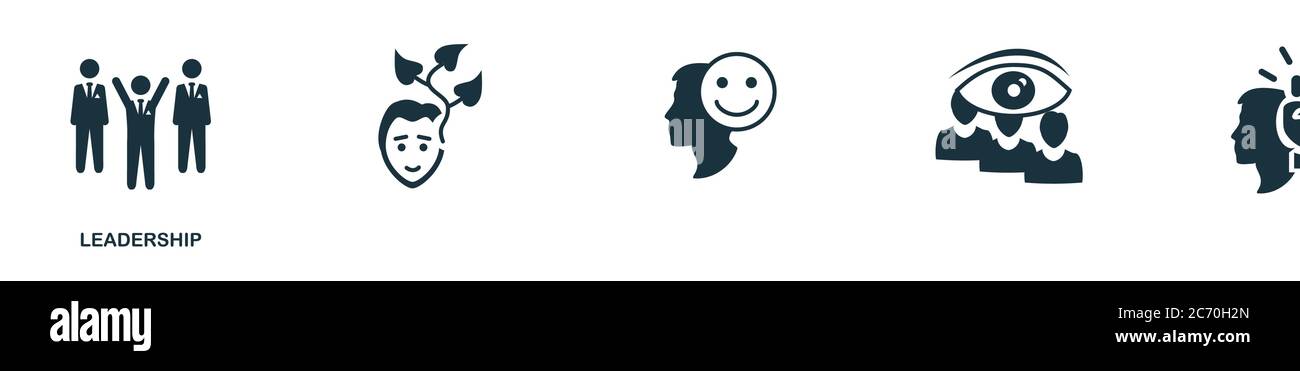 Leadership icon. Simple element from business management collection ...
