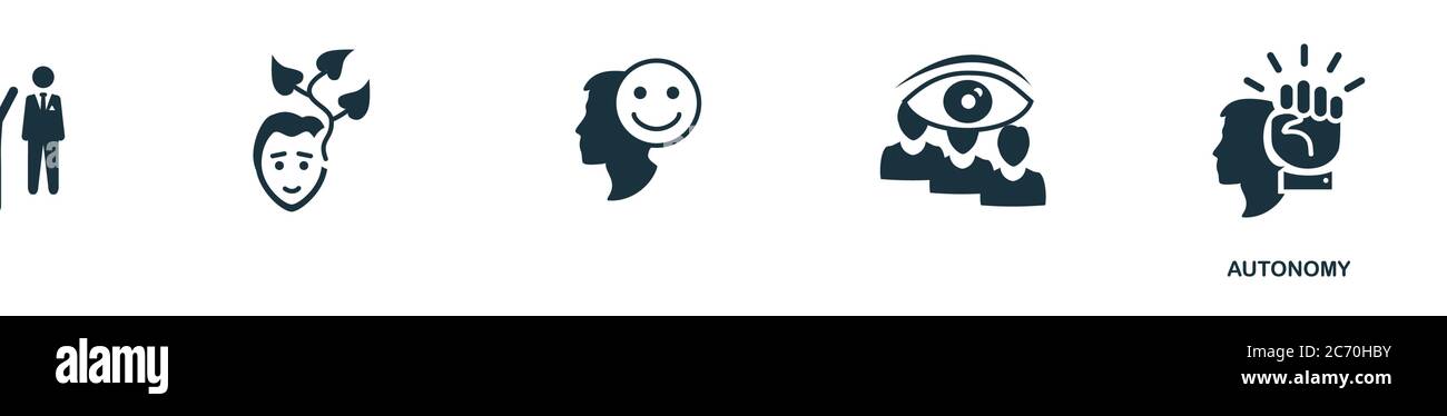 Autonomy icon. Simple element from business management collection ...