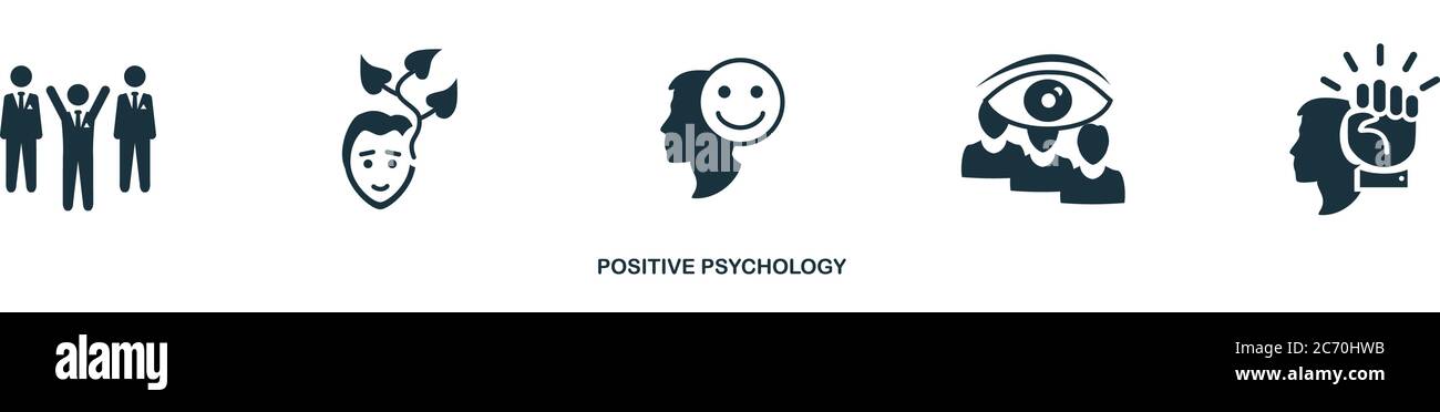 Positive Psychology icon. Simple element from business management ...