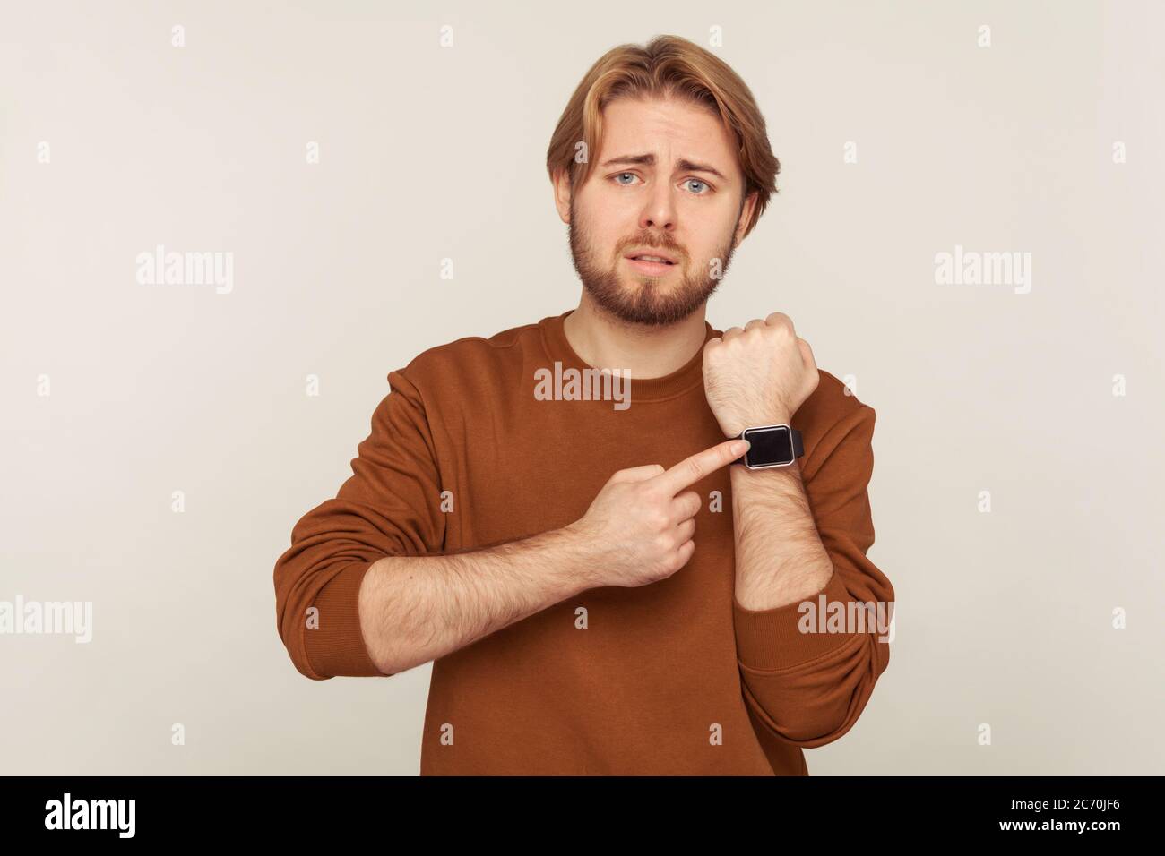 Hurry anxious hi-res stock photography and images - Alamy