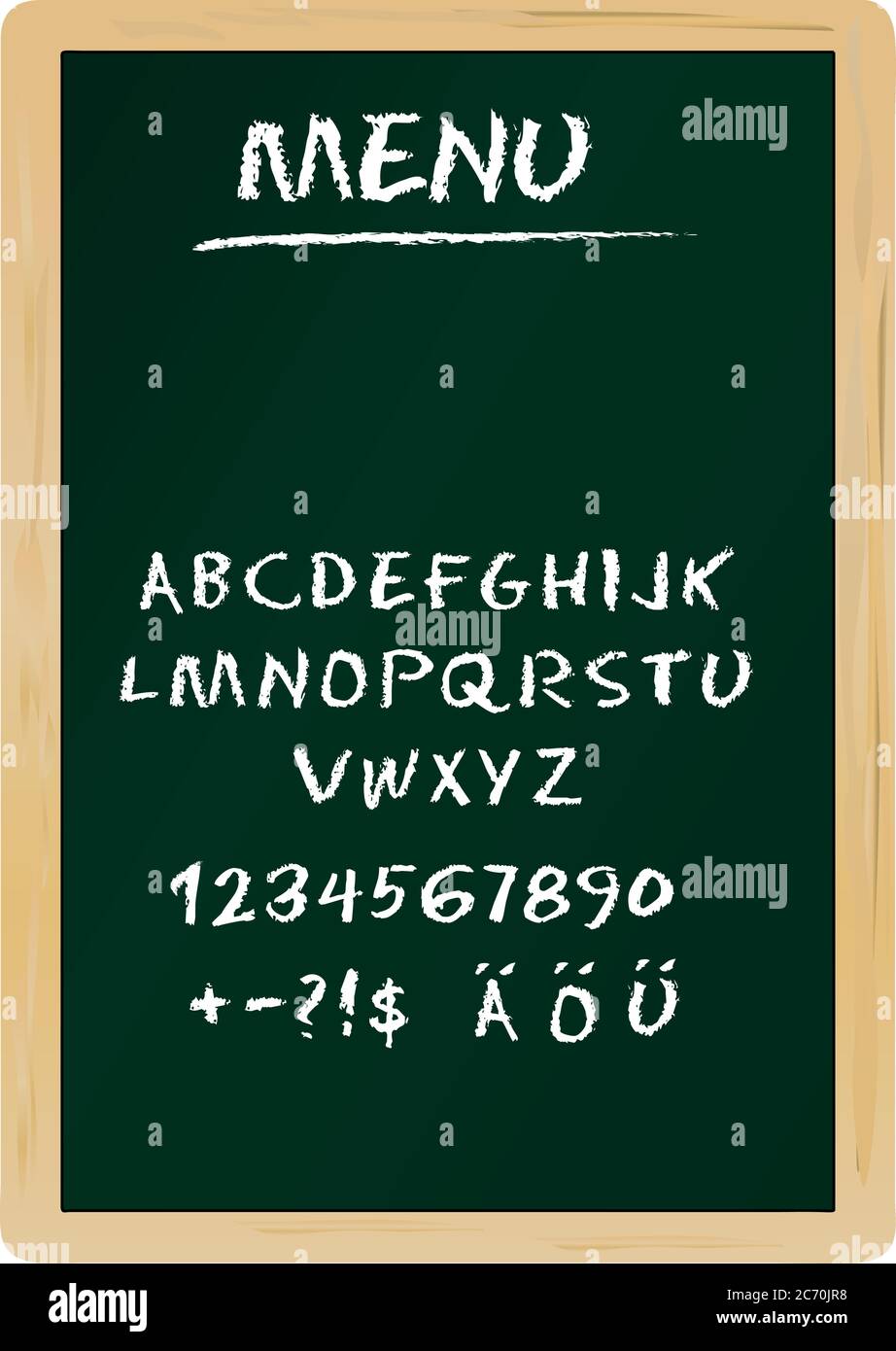 Alphabet letters for bulletin board vector vectors hi-res stock ...