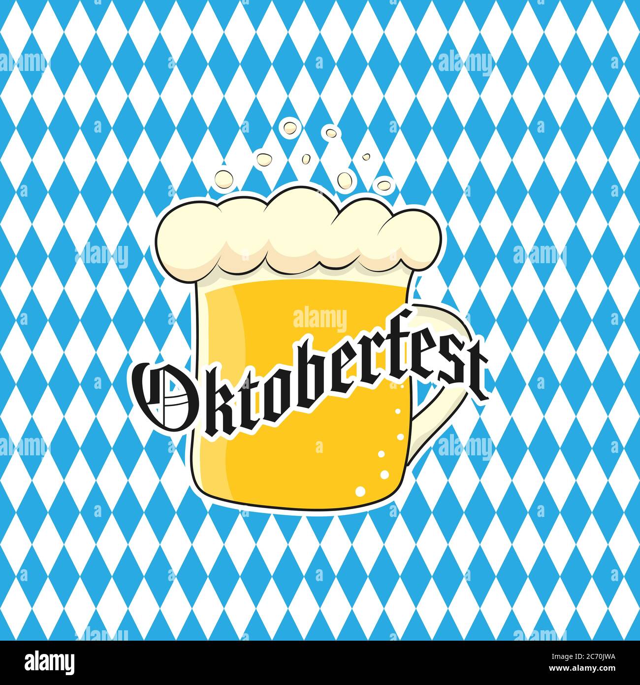 Oktoberfest beer mug for stickers, banners, logos, stickers and theme ...