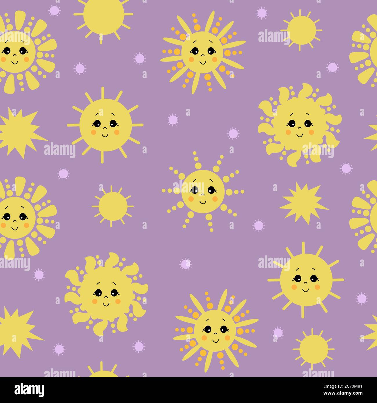 Sun Pattern Wallpaper