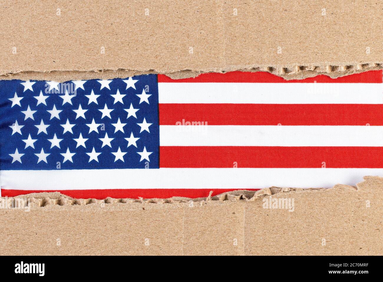 Torn red flag hi-res stock photography and images - Alamy