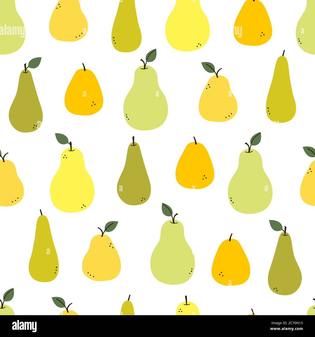 Pattern green pears Stock Vector Images - Alamy