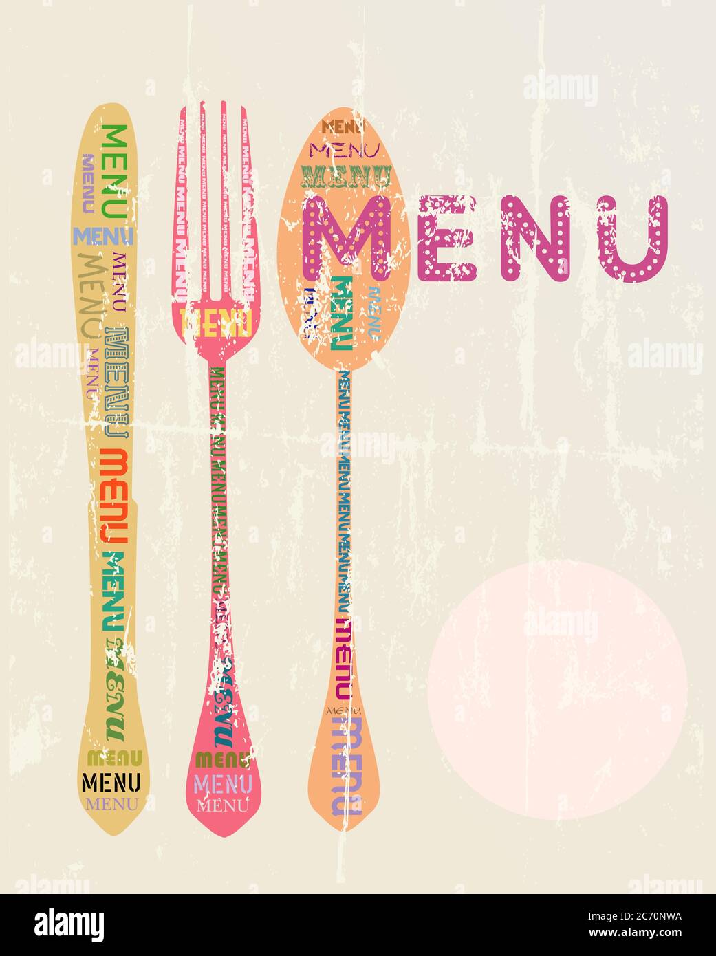 Menu card design template,free copy space Stock Vector Image & Art - Alamy