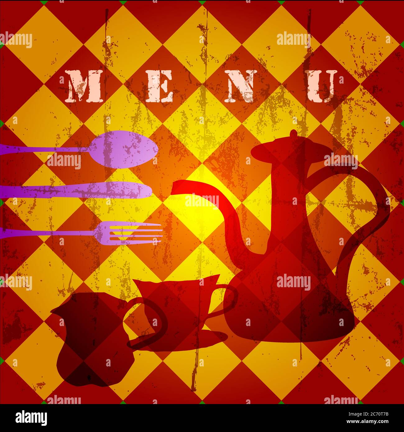 restaurant menu design, vector illustration Stock Vector Image & Art ...