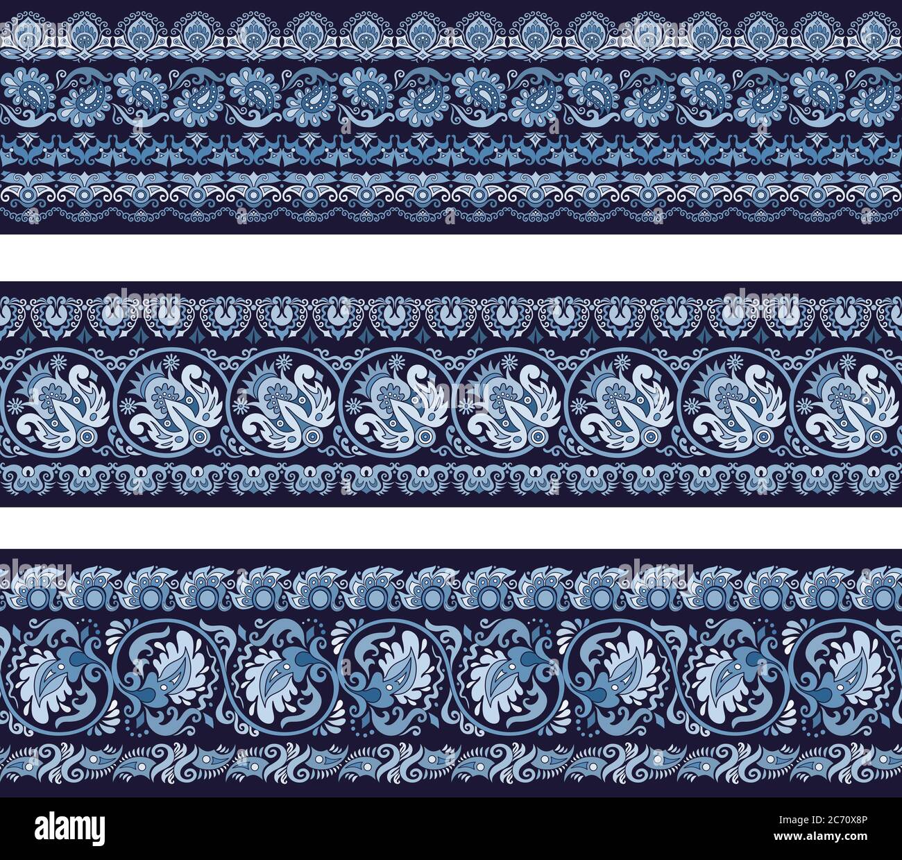 Decorative art deco borders Stock Vector Images - Alamy