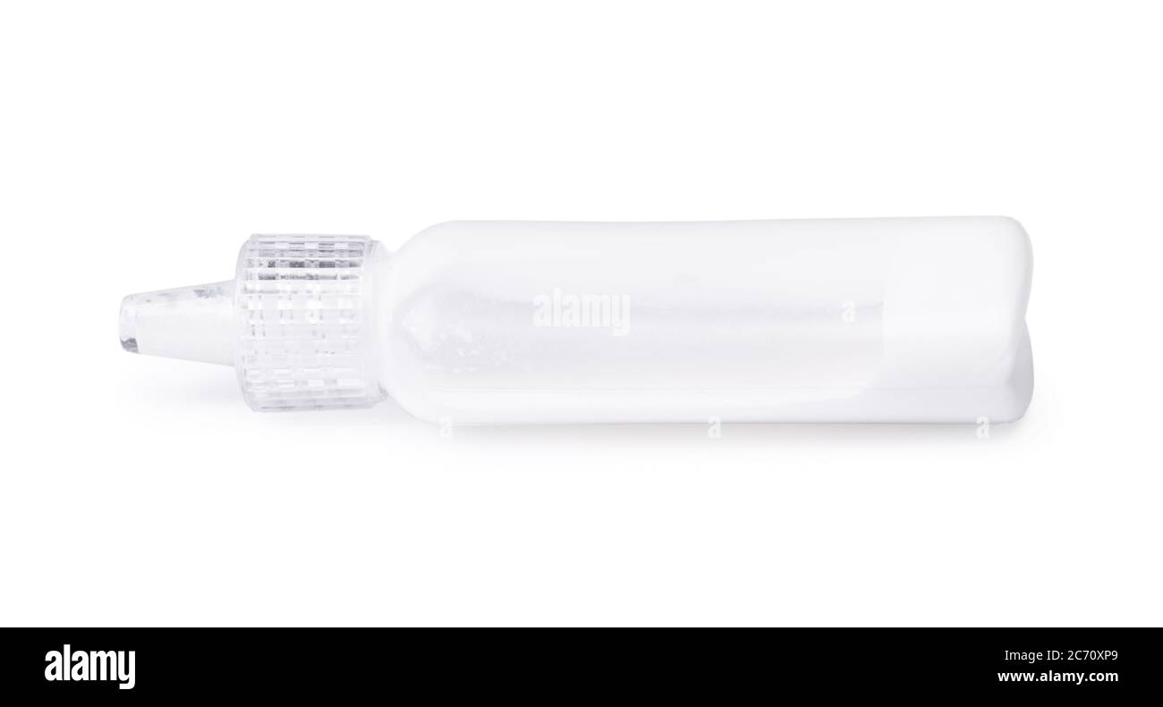 White blank plastic tube isolated over white background Stock Photo - Alamy