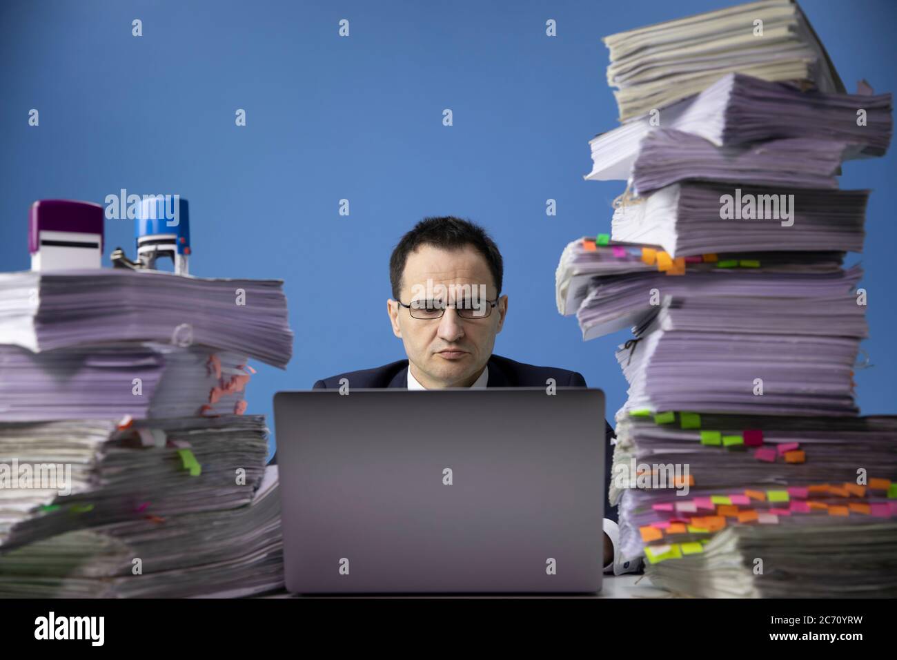 Huge stack of papers hi-res stock photography and images - Alamy