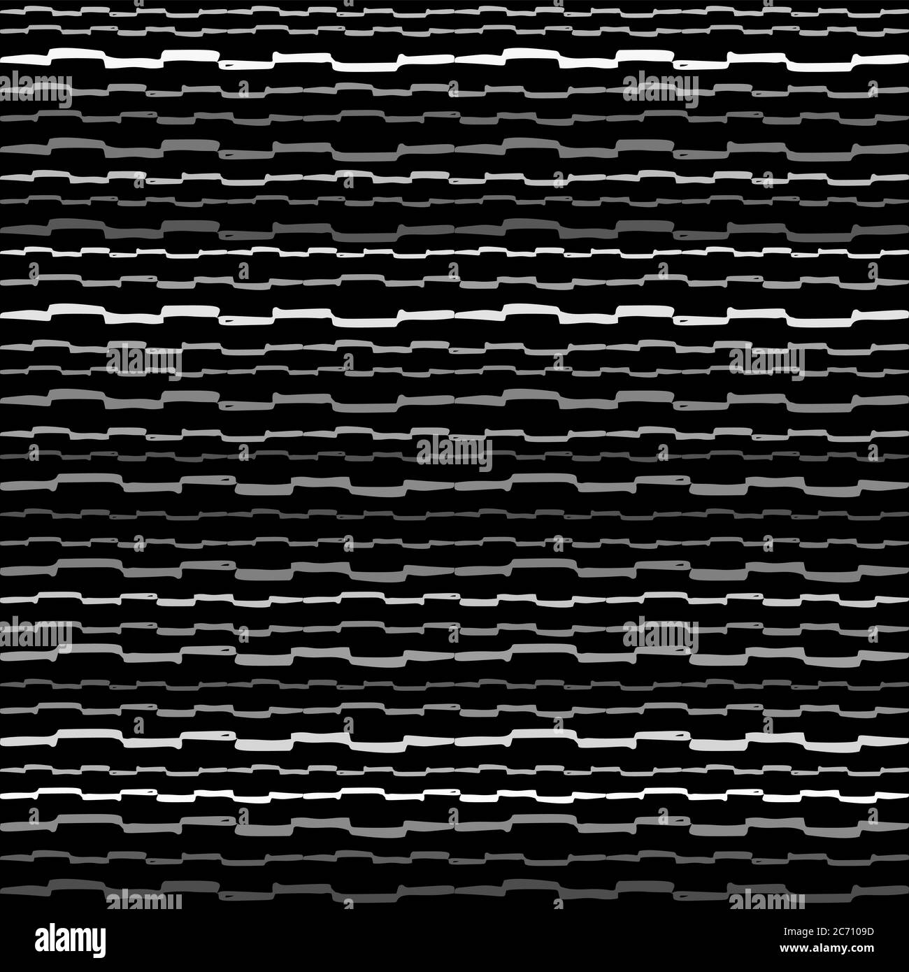 Seamless Texture of Horizontal lines, vector pattern of digital waves ...