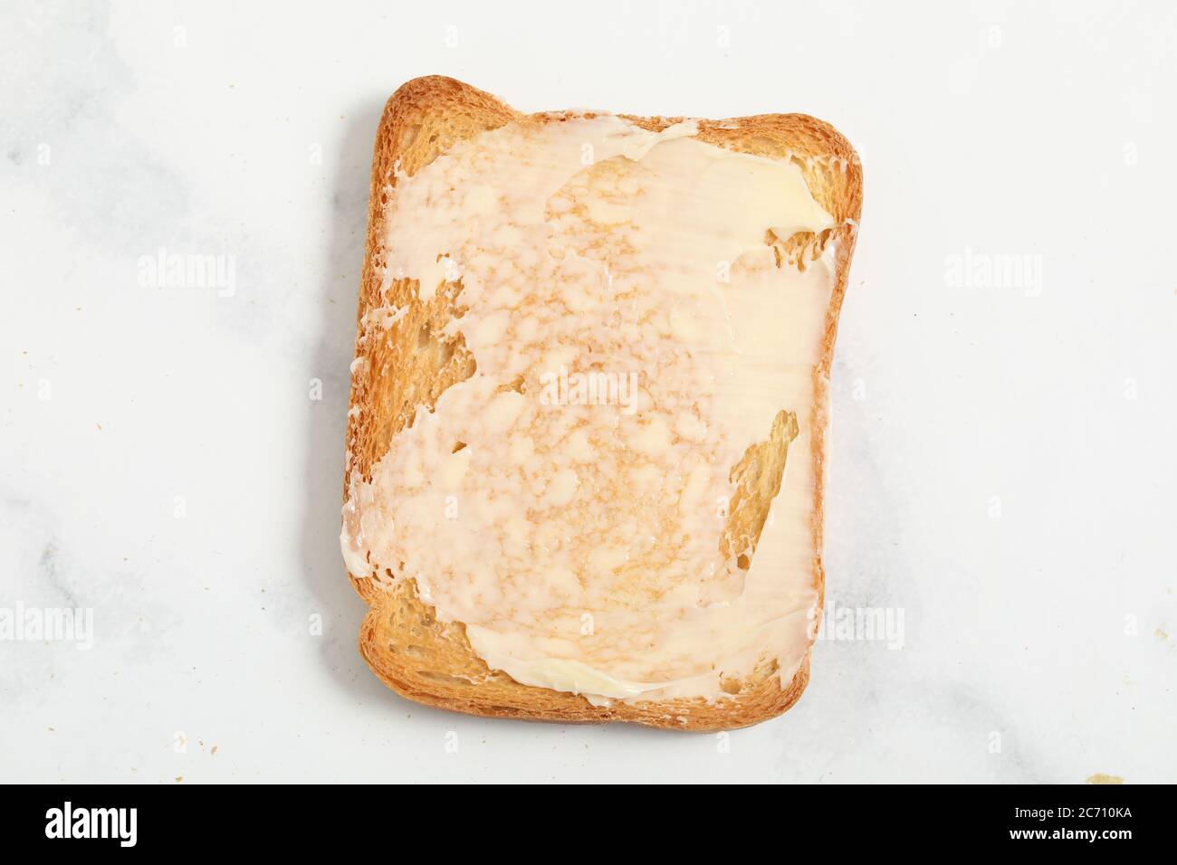 Butter curl melting toast hi-res stock photography and images - Alamy