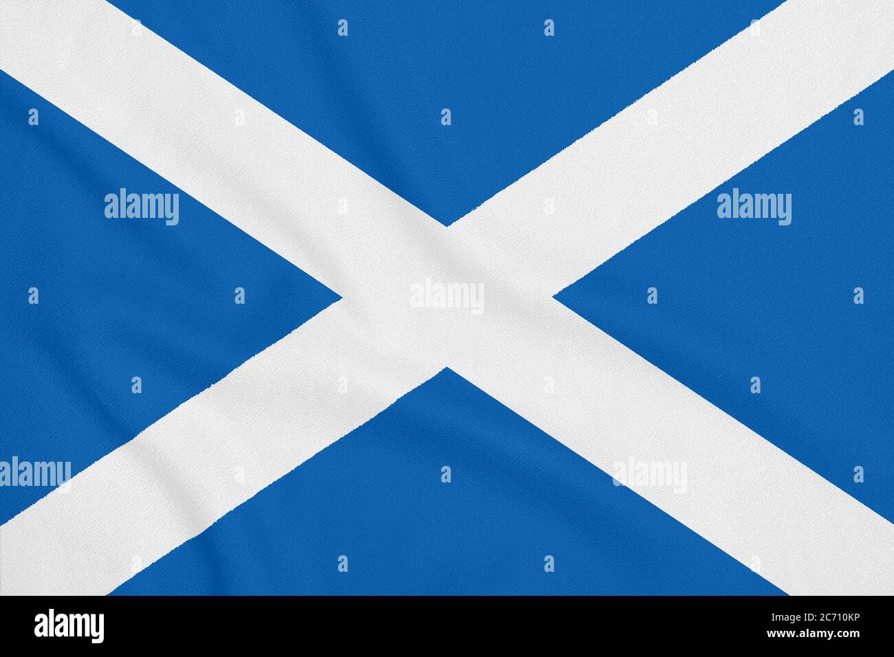 Scottish flag fabric texture hi-res stock photography and images - Alamy