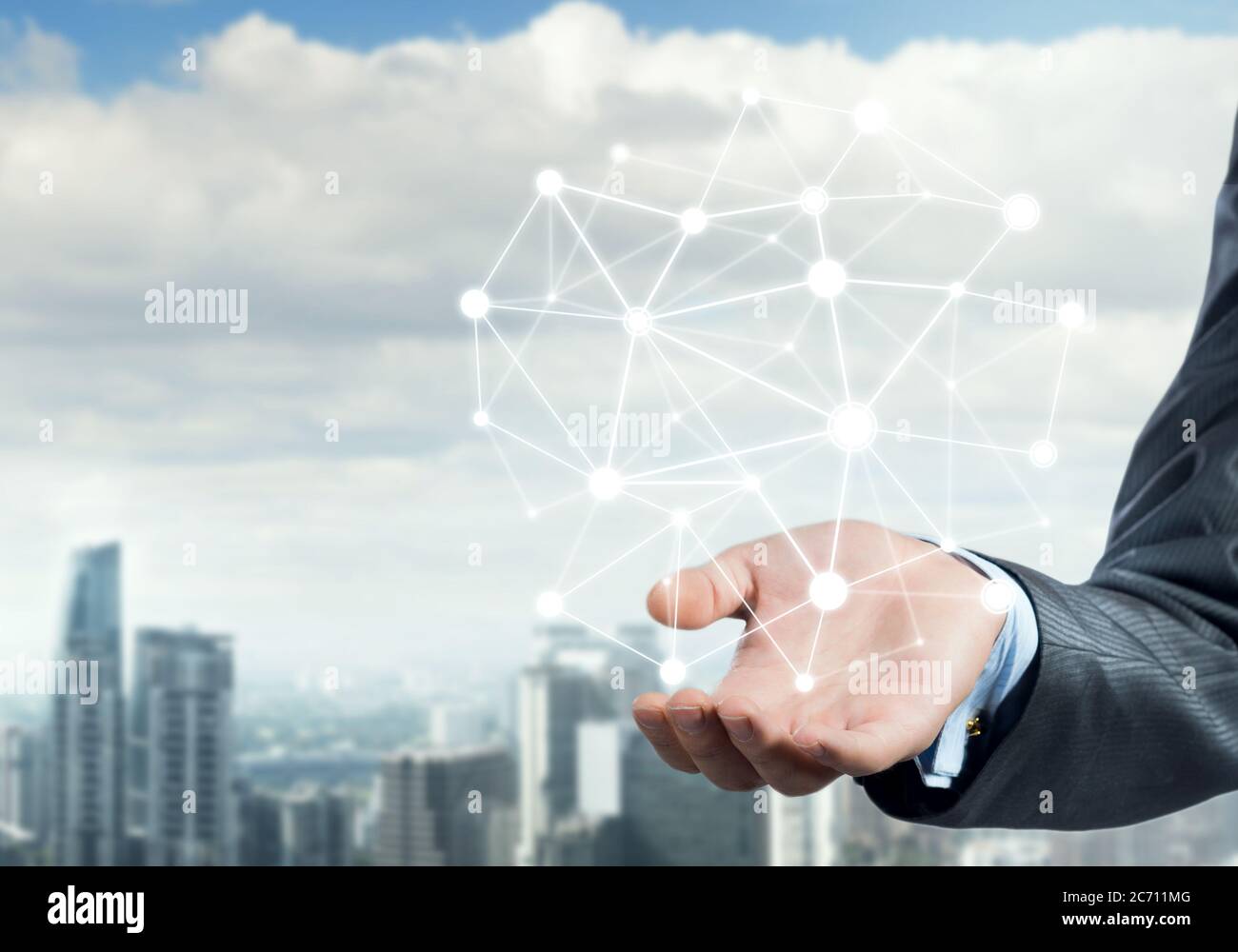 Presenting connection and interaction concept Stock Photo - Alamy