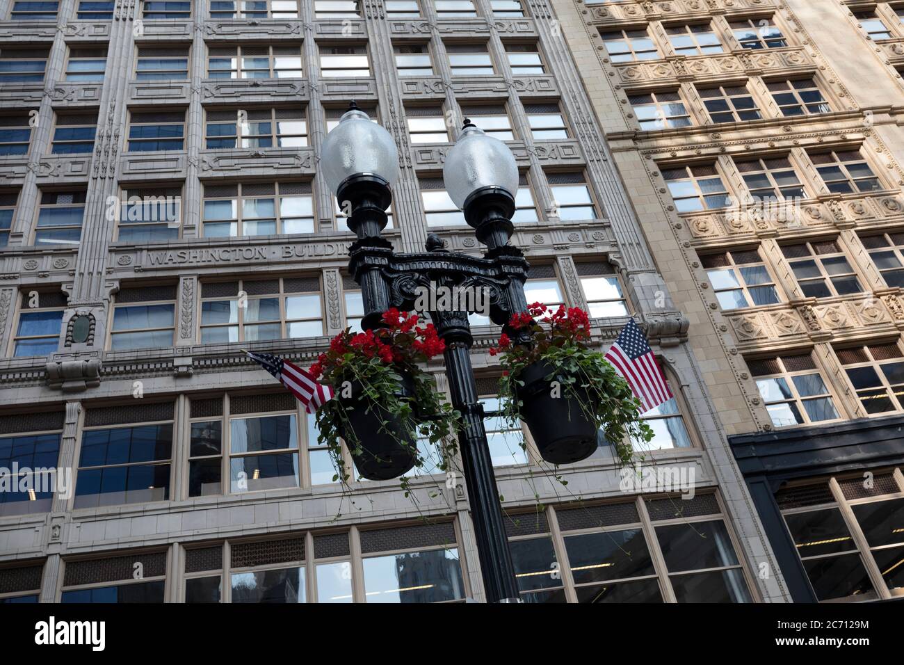 Decorative street lamps, Downtown Crossing, Boston Massachusetts USA ...