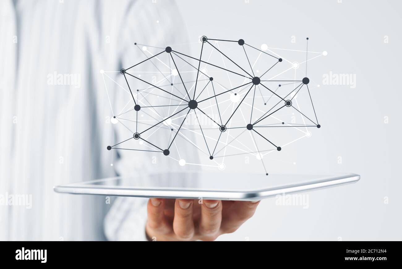 Wireless connection concept Stock Photo - Alamy