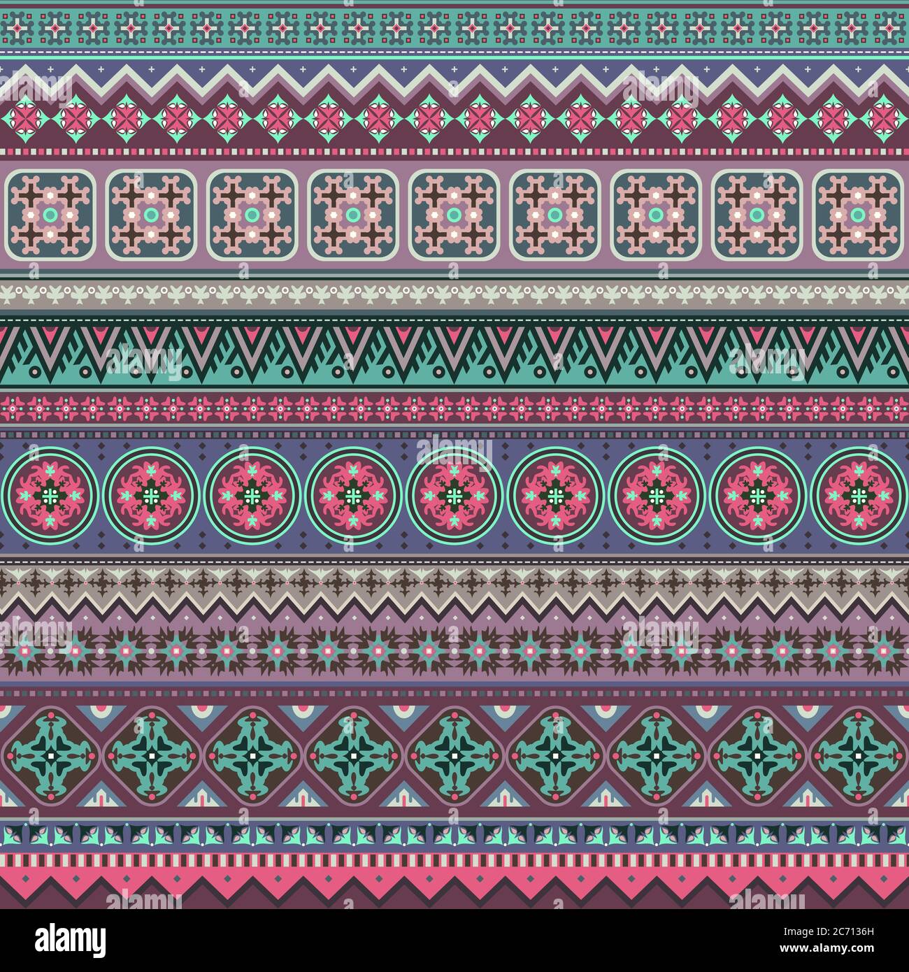 Abstract ethnic stripe pattern, vector background Stock Vector Image ...