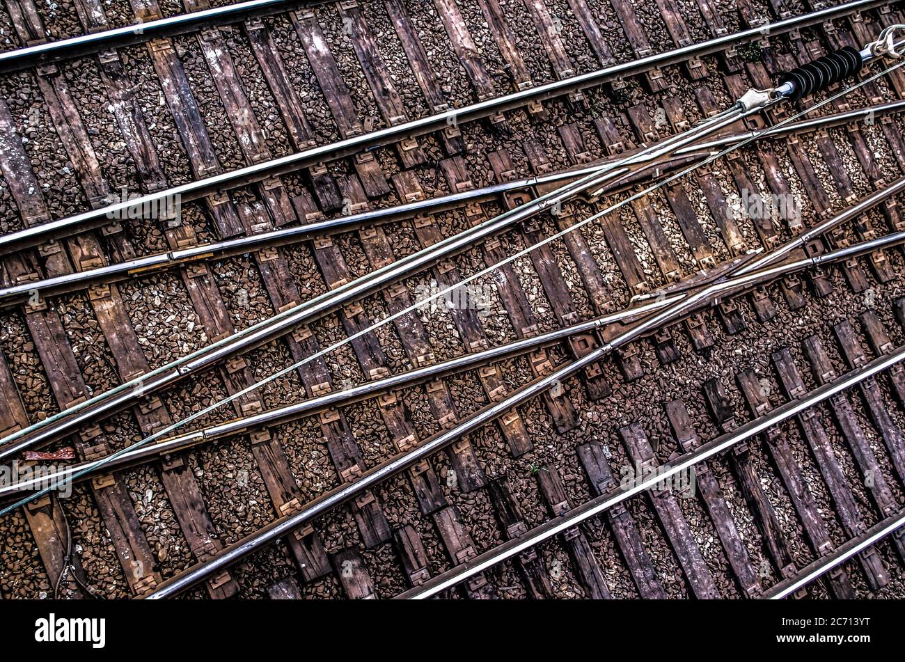Train track abstract wallpaper hi-res stock photography and images - Alamy