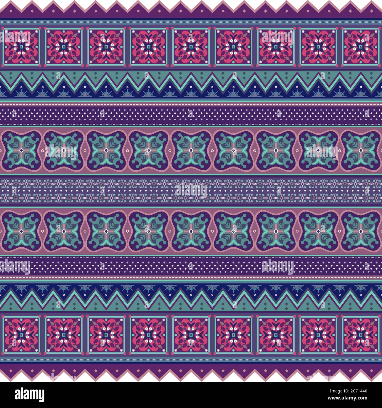 Abstract ethnic stripe pattern, vector background Stock Vector Image ...