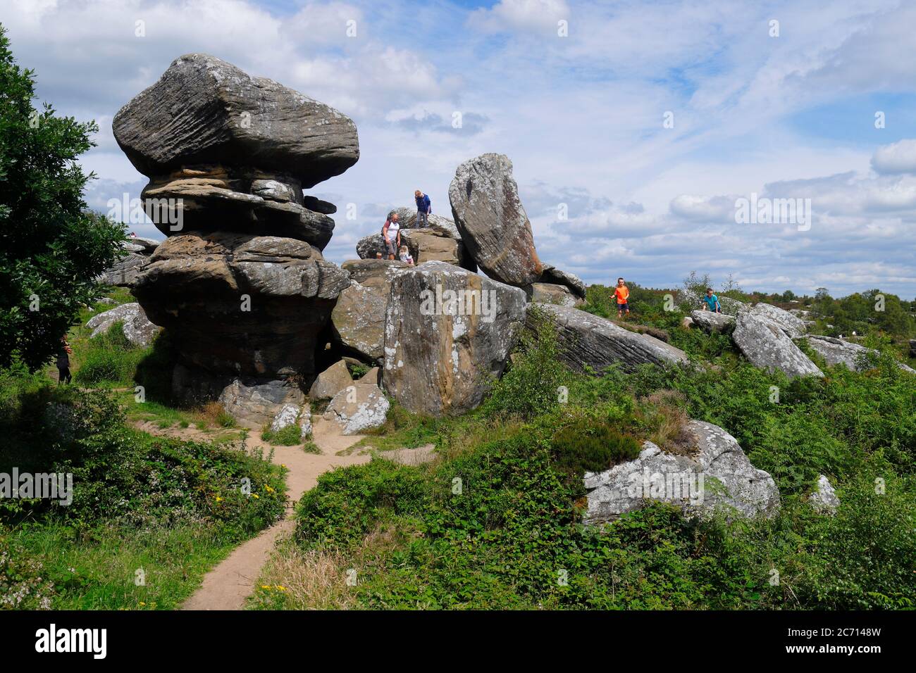 Brimham Rocks in North Yorkshire, is owned by National Trust & is great ...