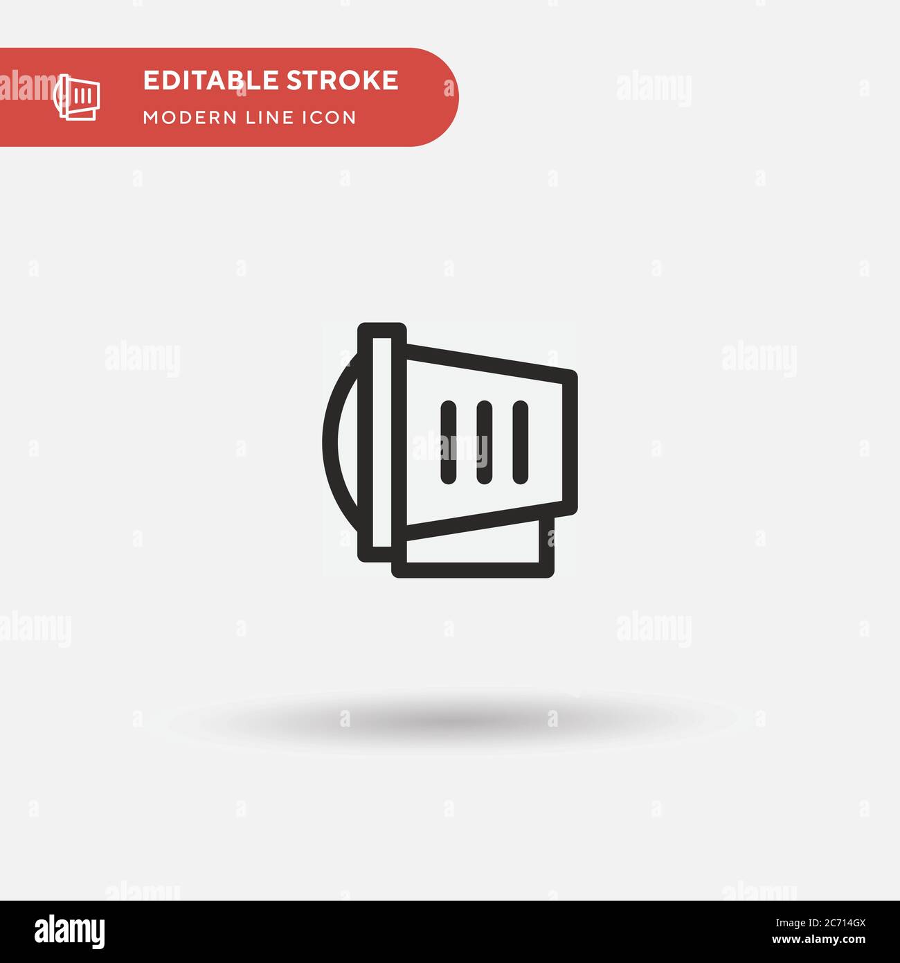 Televisions Simple vector icon. Illustration symbol design template for ...