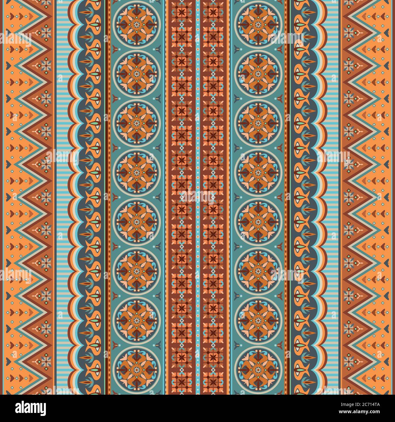 Abstract ethnic stripe pattern, vector background Stock Vector Image ...