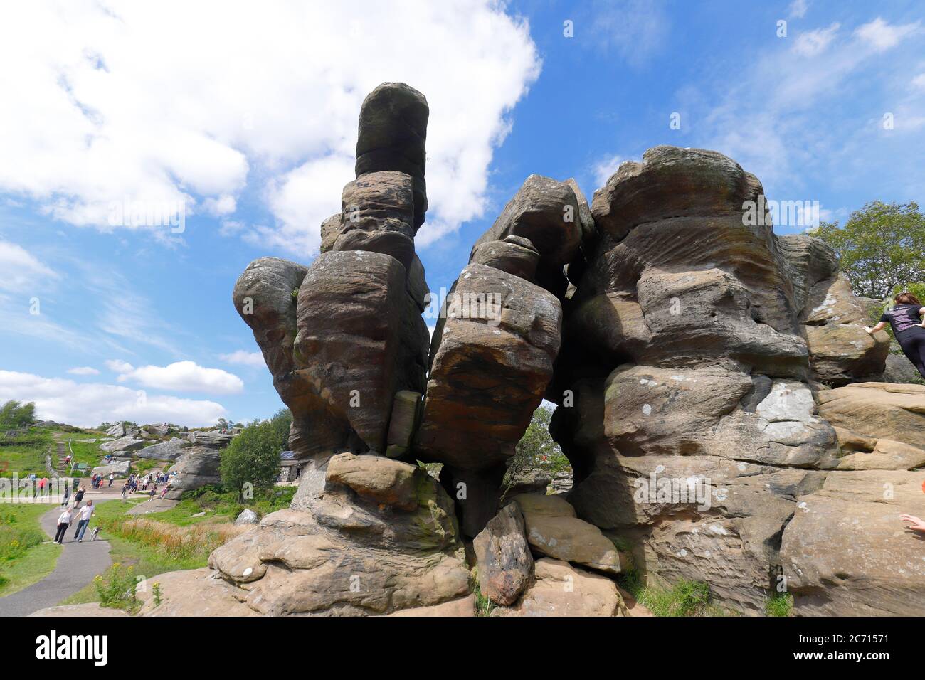 Brimham Rocks in North Yorkshire, is owned by National Trust & is great ...