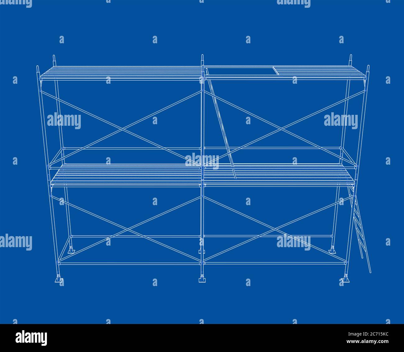 Scaffold 3d hi-res stock photography and images - Alamy