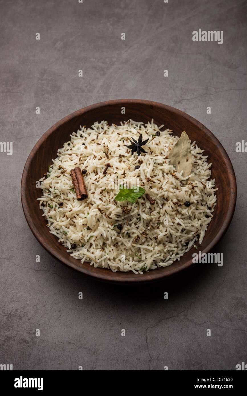 Cumin rice or Jeera Rice is a popular Indian main course item made ...