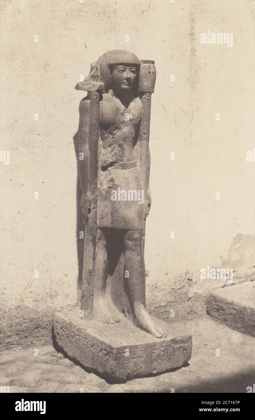 Syout (Lycopolis), Statue Appartenant au Docteaur Cuny, 1851-52 ...