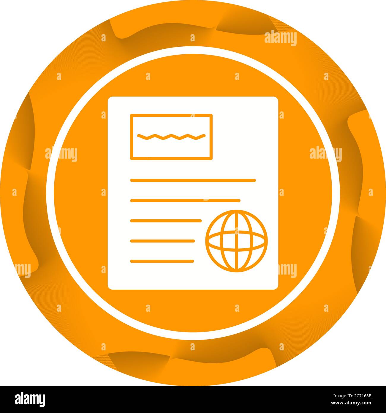 Unique International Newspaper Vector Glyph Icon Stock Vector Image ...