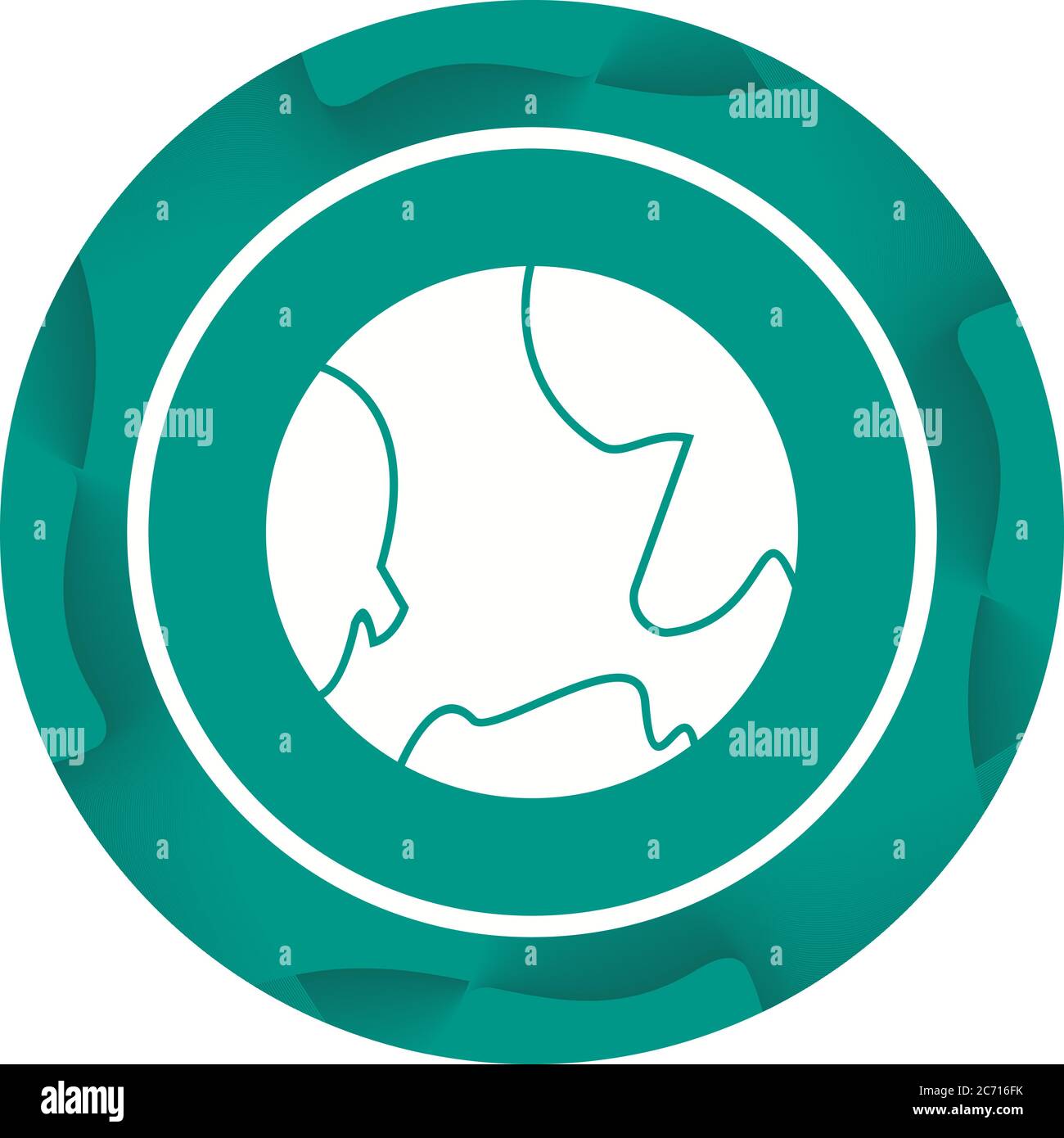 Unique Earth Vector Glyph Icon Stock Vector Image & Art - Alamy